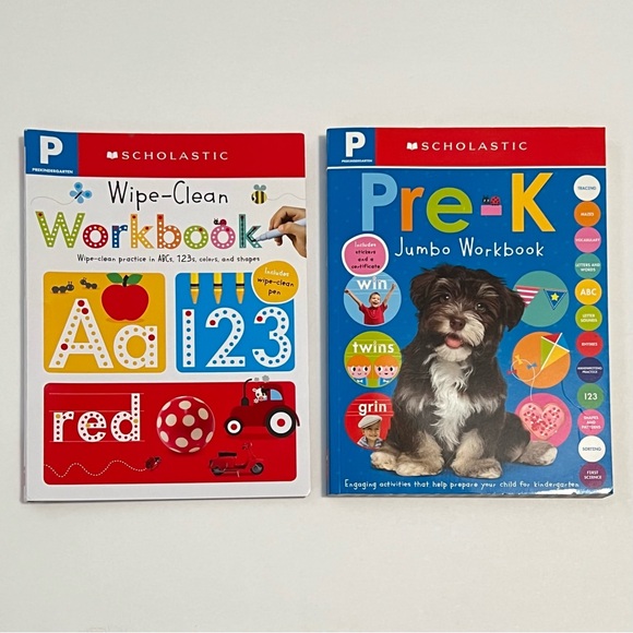 Scholastic | Toys | 33 Scholastic Prekindergarten Prek Workbook ...